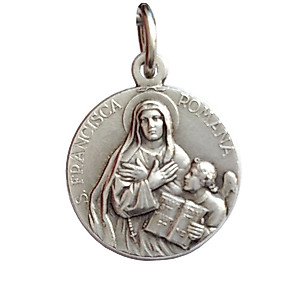 I G J Saint Francesca from Rome Medal - The Patron Saints Medals