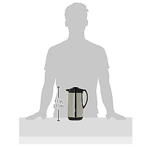 Zojirushi Thermal Serve Carafe, Made in Japan, 1.0 Liter, Polished Stainless Steel