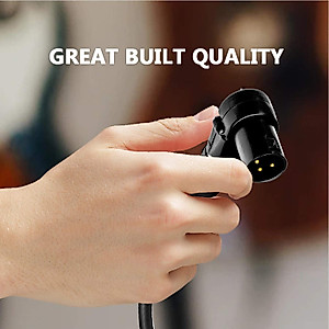 Balanced XLR Cable Right Angle Male to Right Angle Female - 1 Feet Yellow - Pro 3-Pin 90 Degree Microphone Connector for Audio Interface or Mixer for Live Performance & Recording