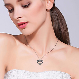 Horse Necklace for Women 925 Sterling Silver Celtic Horse Pendant Necklace Hypoallergenic Horse Jewelry Gift for Women Horse Lovers