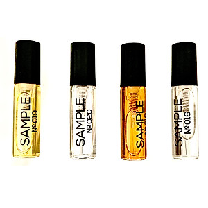 Maison d'Orient ALRIYAD, Unisex Spray Parfum Travel Size Sampler. Featuring Barratt Rouge Mini, a 5 Scent Perfume Discovery Gift Set for Men, Women and Couples.