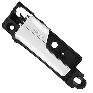 BOXI Interior Rear Left (Driver-Side) Chrome Door Handle For 2006-2012 Ford Fusion 2007-2012 Lincoln MKZ 2006 Lincoln Zephyr 2006-2011 Mercury Milan (Replaces 6E5Z-5422601-B)