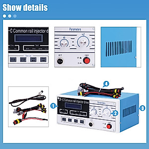 CR-C Common Rail Injector Tester Common Rail Injector Testing Machine Diesel Injector Drive Fuel Repair Tool (Standard)