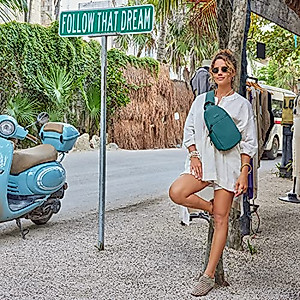 Travelon Sling/Chest Bag, Lagoon, One Size