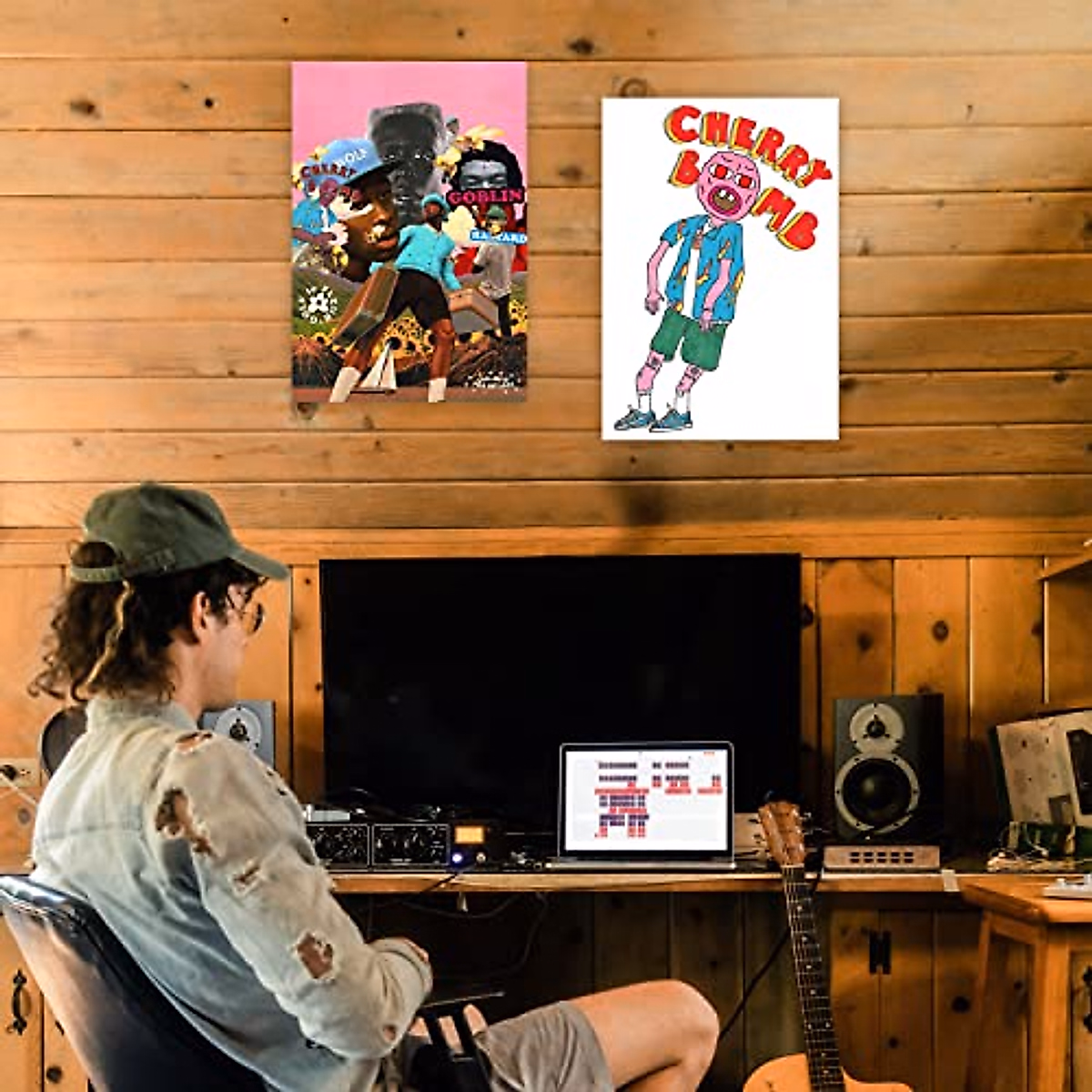 Babymiu Tyler The Singer Wall Poster 8-Pack 11.5" x 16.5",Singer Hip Hop Merch Party Unframed Version HD Printing Poster for Room Club Wall Art Decor.