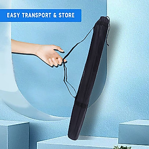 GSE Games & Sports Expert 32" x 32" Inches Rubber Anti-Slip Playmat, Mahjong, Dominoes, Poker Cards and Board Games Tabletop Cover Mat with Carrying Bag (Black)