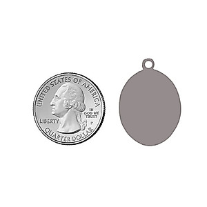 F A Dumont Sterling Silver St. Philip Neri Pendant with 24" Stainless Steel Heavy Curb Chain. Patron Saint of U S Army Special Forces