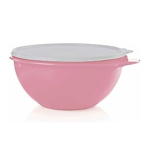 Generic Thatsa Bowl Medium Plastic Food Storage Container, 4.5 Liter/19 Cup Capacity, Airtight & Leak-Proof Lid, Pink