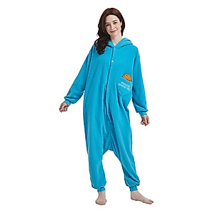 Sokotocy Animal Onesie Adult Unisex One-Piece Pajamas Cosplay Costume For Men Women X-Large