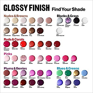 Nail Polish by Revlon, Super Lustrous Nail Enamel Polish, Chip Resistant & Longwear Formula, High Shine Finish, 120 Amethyst Smoke, 0.5 Fl Oz