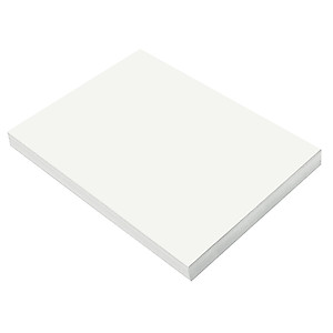 Prang (Formerly SunWorks) Construction Paper, White, 9" x 12", 100 Sheets