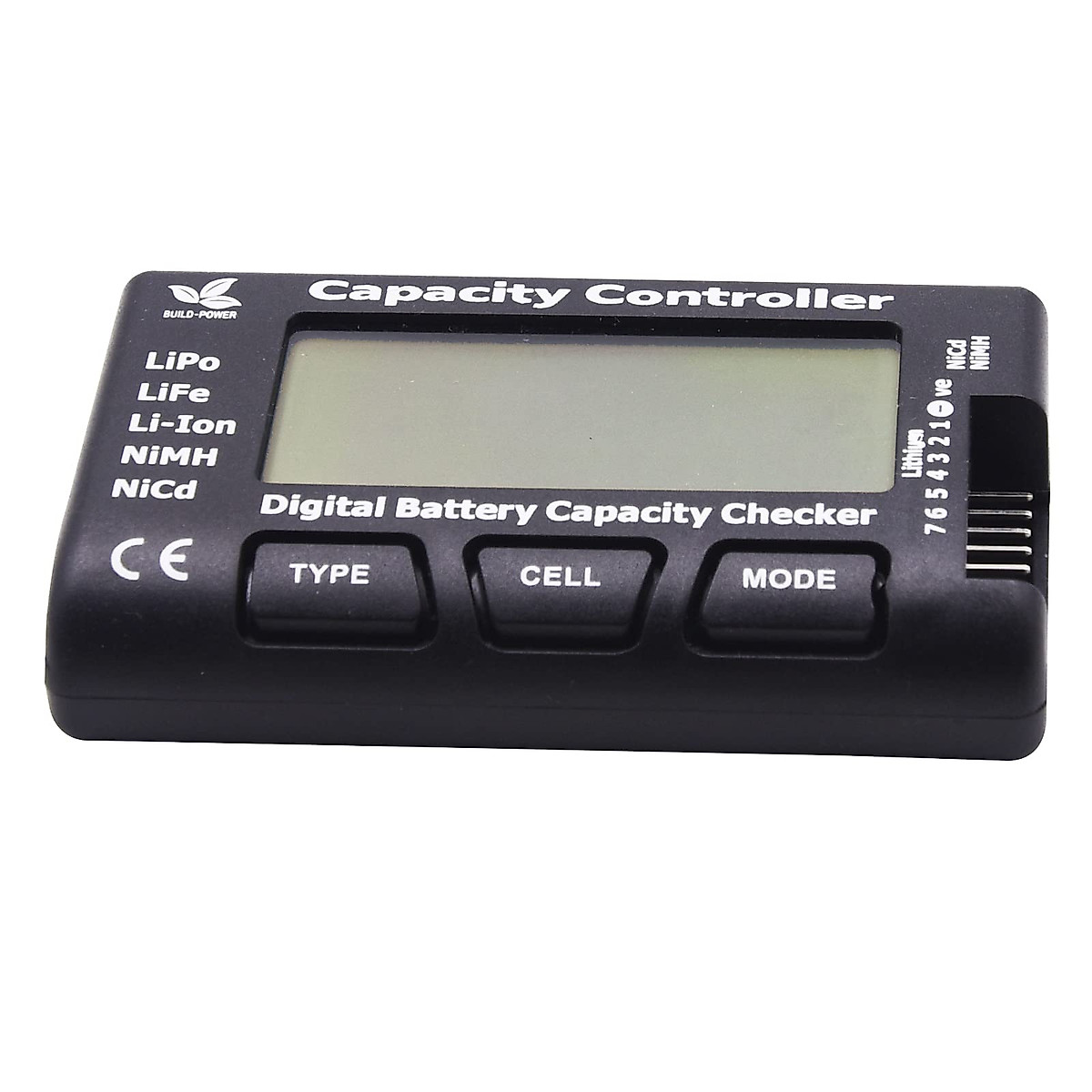 Blomiky 5 in 1 Lipo Li-ion Life NiCd NiMH Battery Cell Capacity Percentage Checker Voltage Tester Battery Balancer Cell Meter 7