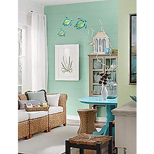 YOUIN Set of 3 Metal Sea Turtle Beach Theme Decor Wall Art Decorations for Indoor Outdoor Bathroom Garden