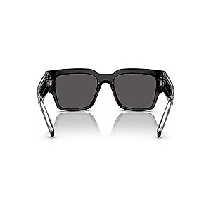 Dolce & Gabbana DG6184-501/87 Sunglasses BLACK w/DARK GREY 52mm