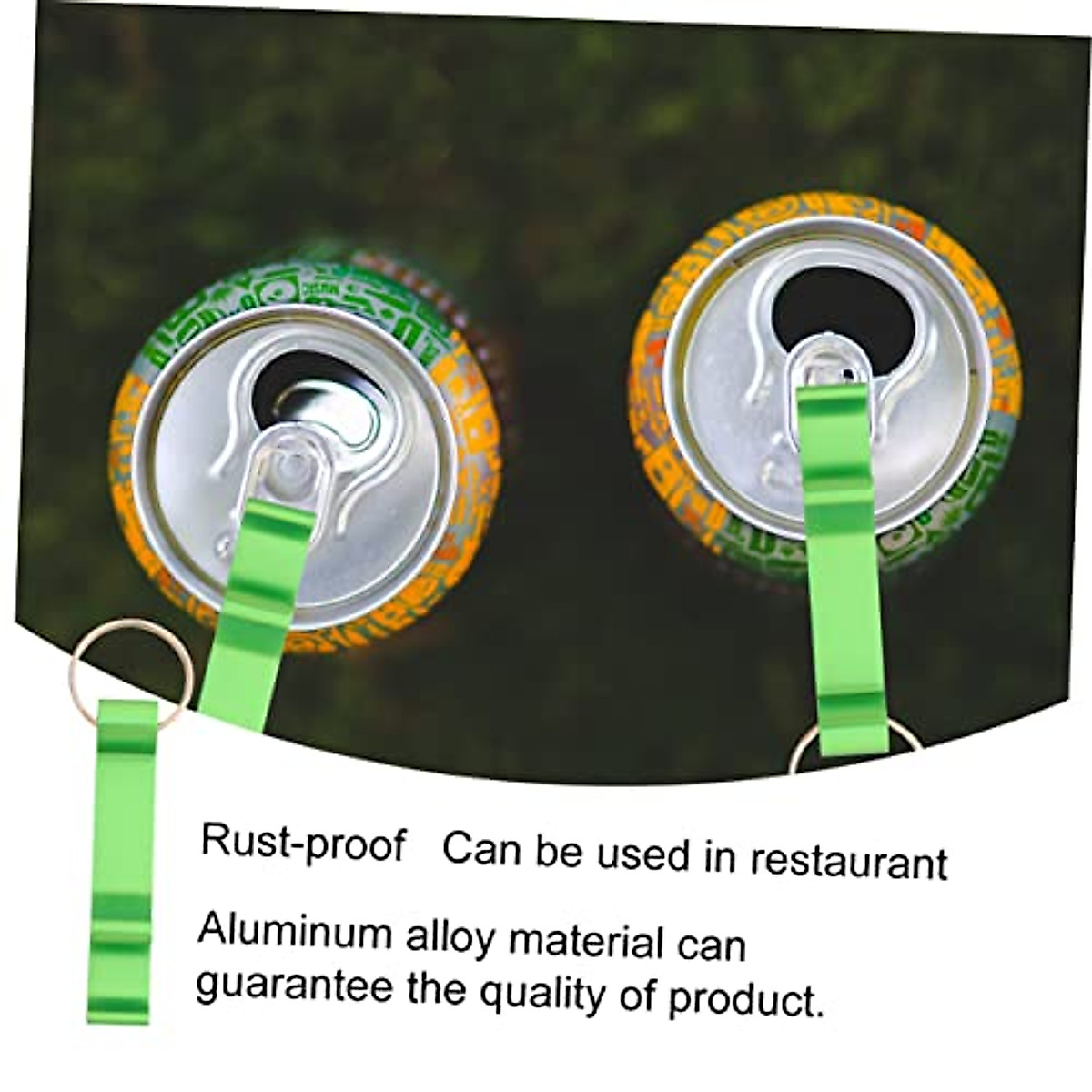 RORPOIR Bottle Opener Ring Keychain Beer Bottle Opener Bottle Opener Wedding Favors Beverage Opener Bottle Opener Keychain Key Chain Ring Keychain Wine Opener Metal Keychain Soda Aluminum