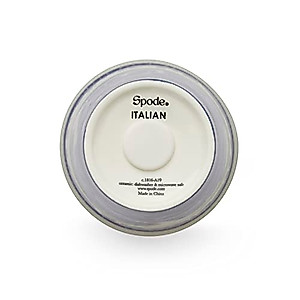 Spode Blue Italian Travel Mug | Made of Porcelain | Travel Tumbler for Coffee and Tea | Hot Water Cup | Dishwasher and Microwave Safe (8 oz)