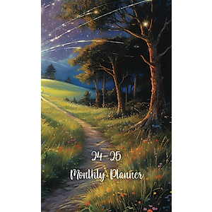24/25 Monthly Pocket Planner: 2 Year Pocket Calendar 2024-2025 for Purse | January 2024 to December 2025 | 4" x 6-1/2" | 48 Note Page | Pocket Size