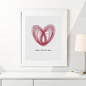 Guns & Roses | Sweet Child Of Mine - song lyric wall art print music poster heart home decor