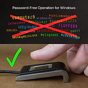 Verifi P5100 Desktop USB Premium Fingerprint Reader - Windows Hello, Windows Password Free Operation