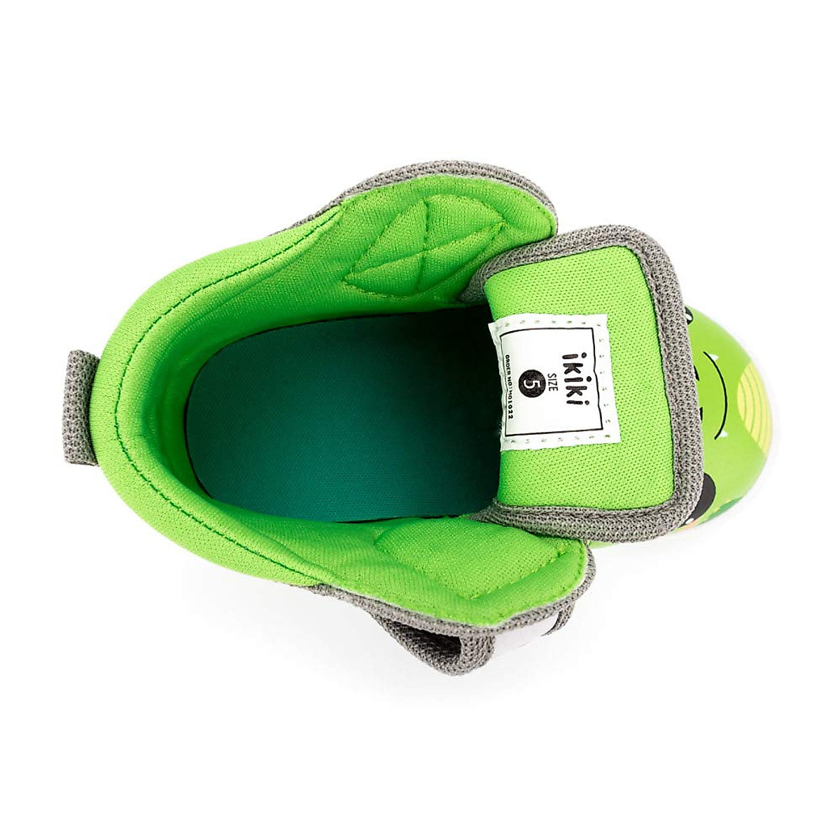 ikiki Squeaky Shoes for Toddlers/Little Kids (Fierce Dragon, Green, Size 8)