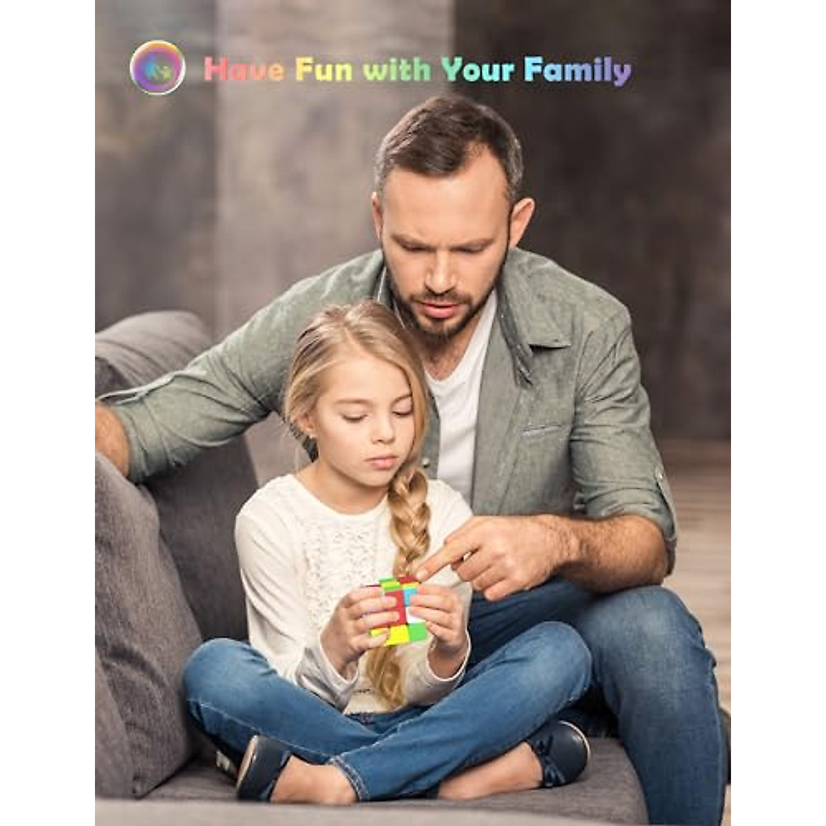 Speed Cube: Roxenda Profession 3x3x3 Speed Cube - Fast Smooth Turning - Solid Durable & Stickerless Frosted, Best 3D Puzzle Magic Toy - Turns Quicker Than Original