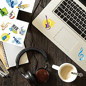 Clear Sticker Paper for Inkjet Printer - 15 Sheets ( 8.5" x 11") Translucent Waterproof Printable Vinyl Sticker Paper for DIY Personalized Stickers Holds Ink Beautifully & Dries Quickly