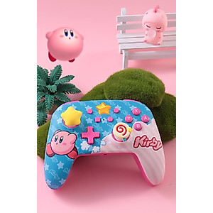 Switch Pro Controller Thumb Grips, Kirby Thumb Grip Caps Compatible with Switch Pro Controller, PS5 Controller, PS4 Controller, Xbox Controller, etc