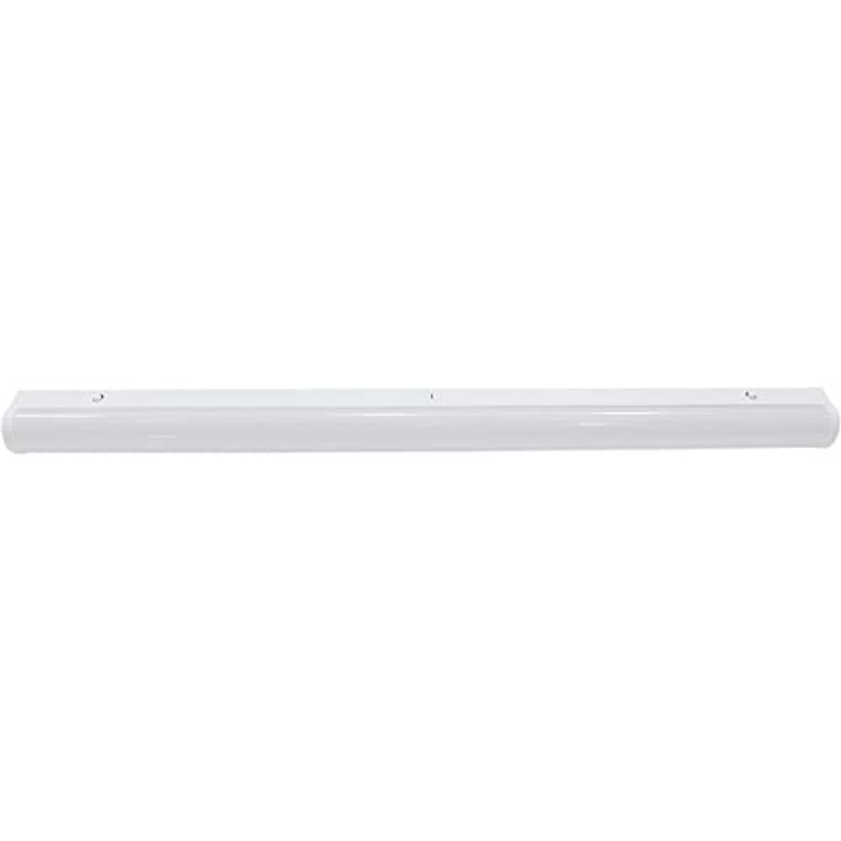 Satco [65/701] (1 Pack) 4' Linear Strip White Finish; (Strip Fixture) CCT Selector in Multiple Color Temperatures (3500K/4000K/5000K) for use at Home, Office, Buildings, Constructions, Hotels