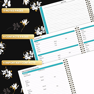 2023-2024 Monthly Planner - 18-Monthly Planner from January 2023 - June 2024, Monthly Planner 2023-2024 with Tabs, 9"x 11" Calendar Planner with Pocket, Contacts, Passwords Pages