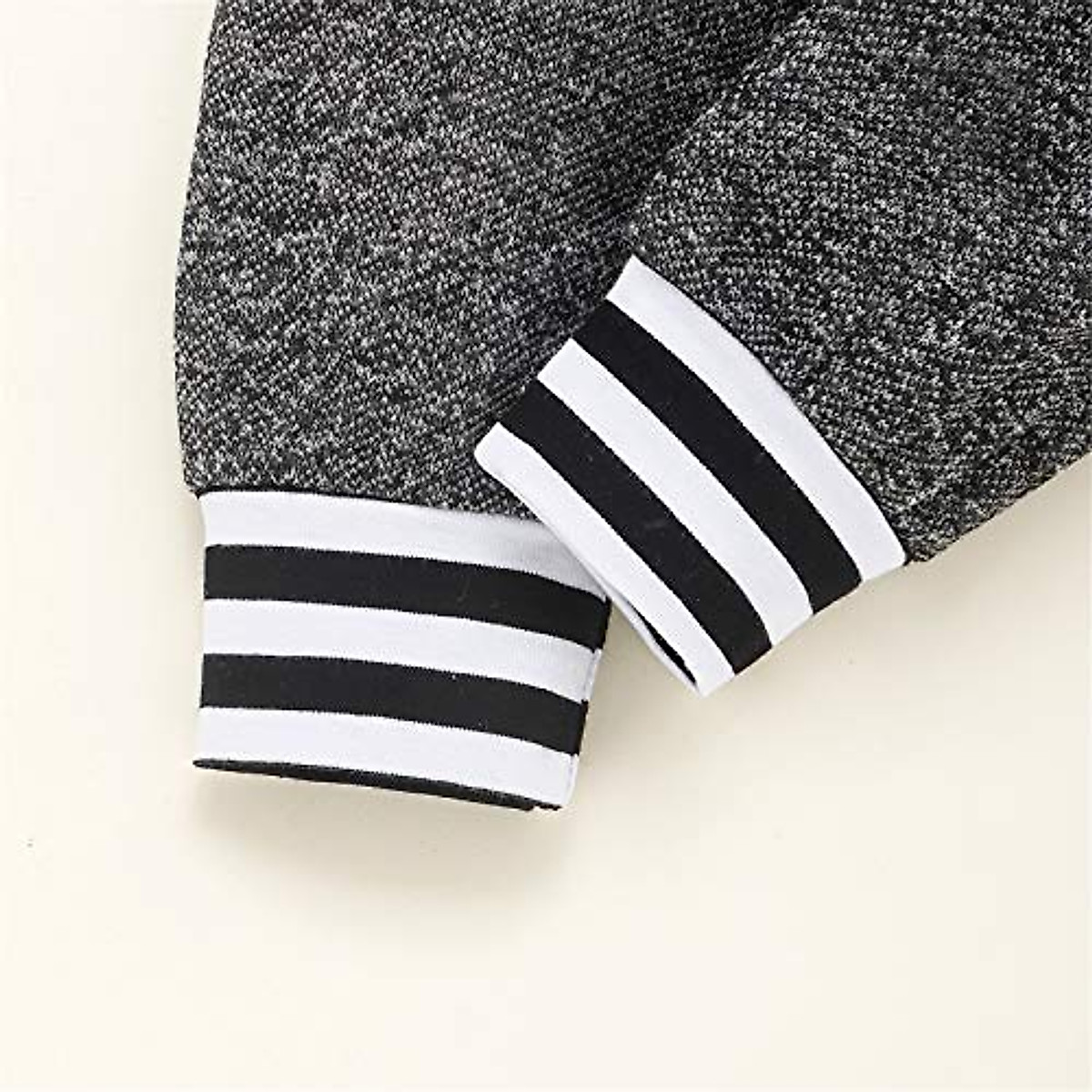 CETEPY Baby Boy Clothes Newborn Romper Infant Summer Outfits Short Sleeve + Long Pants + Hat 3Pcs Set New to The Crew Letter Printed White 0-3 Months 70cm