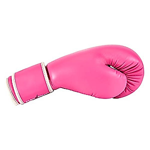 MaxxMMA Pro Style Boxing Gloves for Men & Women, Training Heavy Bag Workout Mitts Muay Thai Sparring Kickboxing Punching Bagwork Fight Gloves (Pink, 10 oz.)