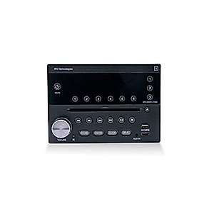 iRV Technology iRV32 AM/FM/CD/DVD/MP3/MP4/HDMI in&Out w/ARC/Digital 2.1/Surround Sound/Bluetooth/CEC/NFC,3 Zones Wall Mount RV Radio Stereo w/APP Control, USB Using 5V Charging Both Android&Apple