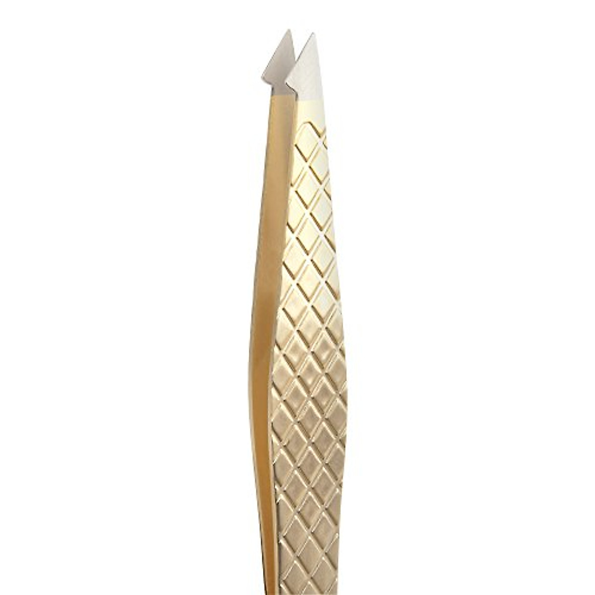 Revlon Gold Series Slant and Point Tip Tweezer, Titanium Coated for Maximum Durability
