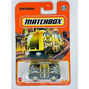 Matchbox - MBX SELF-Driving Bus - Yellow - 28/100 - Mint/NrMint Ships Bubble Wrapped in a Box