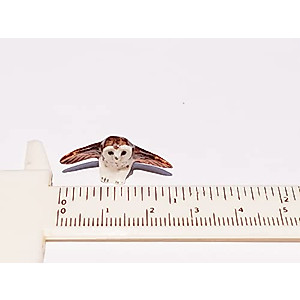 SSJSHOP Baby Owl Micro Tiny Dollhouse Figurines Hand Painted Ceramic Animals Collectible Gift Home Garden Decor
