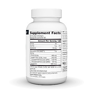 Source Naturals NKO Neptune Krill Oi, Supports Heart Health and Cell Membrane Integrity*, 500mg - 120 Softgels