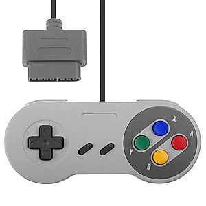 2 Packs Replacement Controller Gamepad for SNES, Game Controller Compatible with Original Super Nintendo Game Entertainment System
