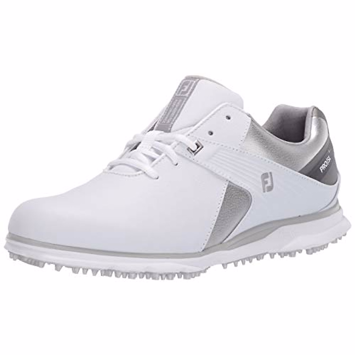FootJoy Women's Pro|SL Previous Season Style Golf Shoes White/Silver/Grey, 5 M US