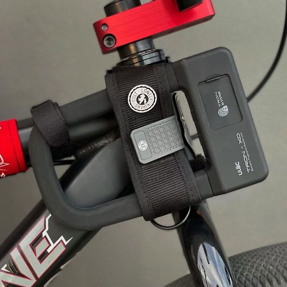 ULAC U Hold Universal Bike U Lock Holder, D Lock Holder, Lock Mount - S (125mm)