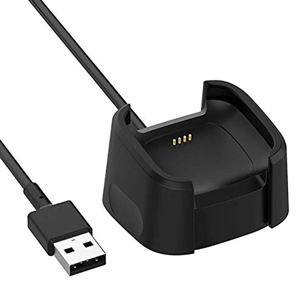 EXMRAT Compatible with Fitbit Versa 2 Charger, Replacement USB Charging Dock Stand Cable for Versa 2 Smart Watch (ONLY for Versa 2)