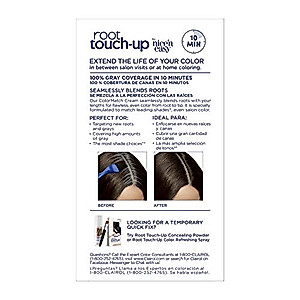 Clairol Root Touch-Up by Nice'n Easy Permanent Hair Dye, 4 Dark Brown Hair Color, (Pack of 2)