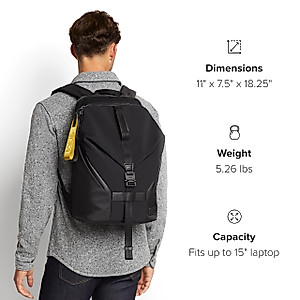 Tumi Men's Tahoe Finch Backpack, Black, One Size