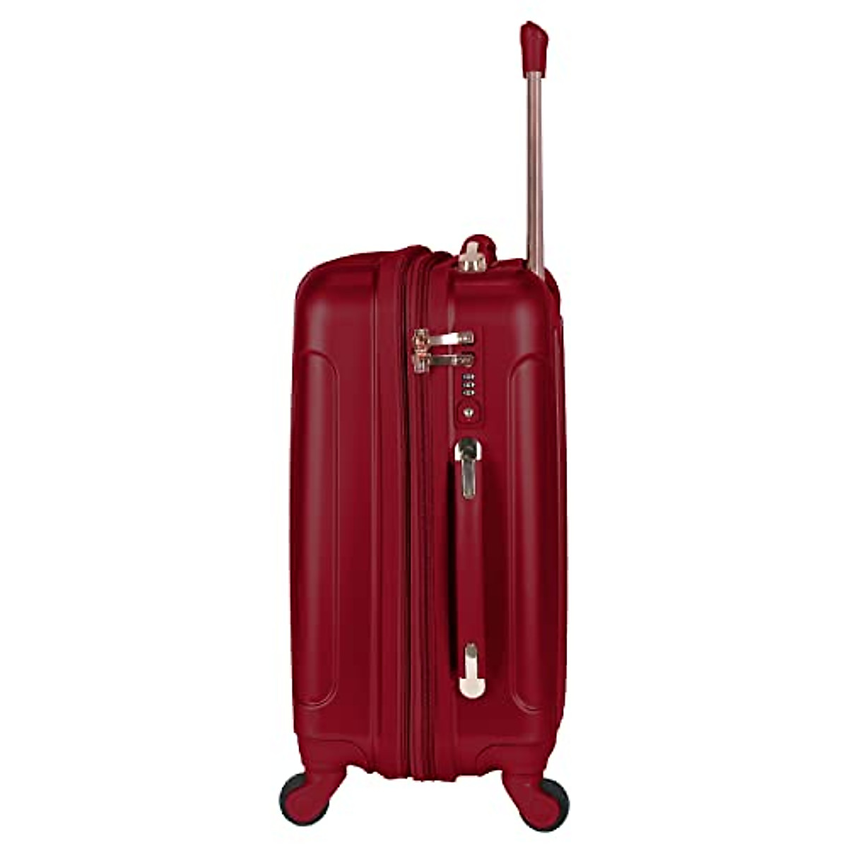 kensie Women's Alma Hardside Spinner Luggage, Expandable, Japanese Carmine Red, Carry-On 20-Inch