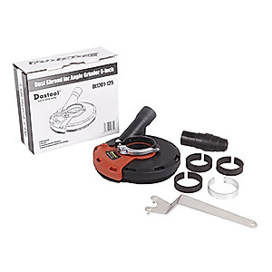 Dastool Expert Surface Grinding Dust Shroud for Angle Grinder,Universal 5-Inch Dt1701-125