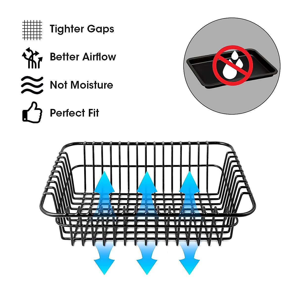 Aieve Cooler Basket for YETI Cooler Accessories, Wire Cooler Rack Storage for YETI Tundra Haul YETI Cooler with Wheels