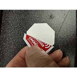 PROPERTYGUARD™ 4 AUTO CAR Security GPS Device Alarm Static Cling Decals for Inside Window Facing Out!