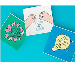 goodnewsdrawing, Bible Sticker Set, Bible Scripture Sticker, Christian Illustration Sticker Two Sets (Total 200ea)