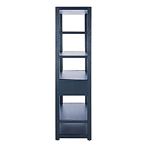 Safavieh Home Collection Johni Navy and Gold 5-Shelf Storage Etagere