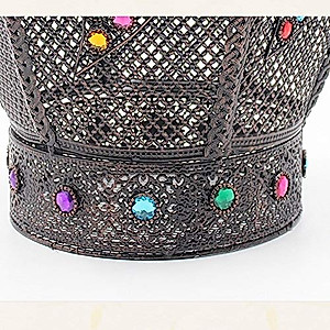 DYPASA Smart Trash Can Creative Personality Iron Trash Can Home Living Room Bedroom Garbage Box Large Capacity Trash Can Bathroom Trash Can