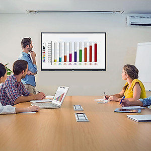 JAV Smart Board 55" Smartboard Interactive Whiteboard for Office, Digital Interactive White Board Electronic Smartboards for Classroom (Wall Mount Included)